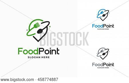Food Point Logo Vector & Photo (Free Trial) | Bigstock
