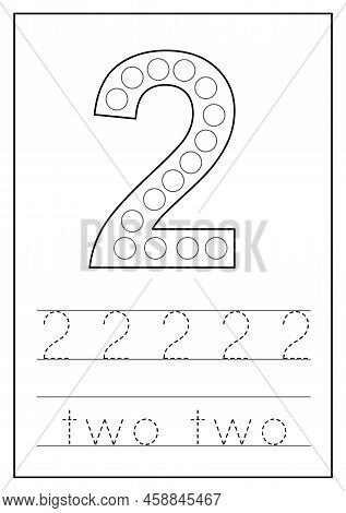 Dot Dot Numbers Kids Vector & Photo (Free Trial) | Bigstock