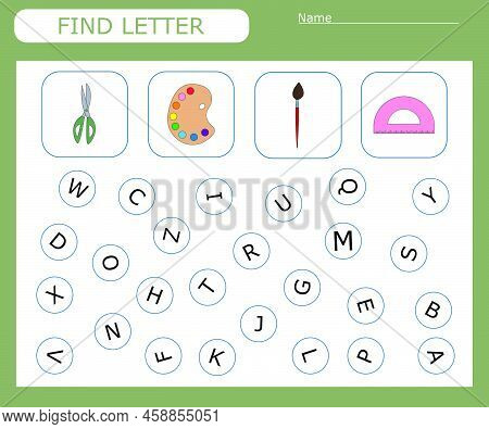 Find First Letter Vector & Photo (Free Trial) | Bigstock