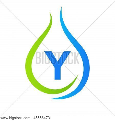 Letter Y Drop Water Vector & Photo (Free Trial) | Bigstock