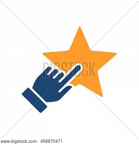 Hand Star Vector Vector & Photo (Free Trial) | Bigstock