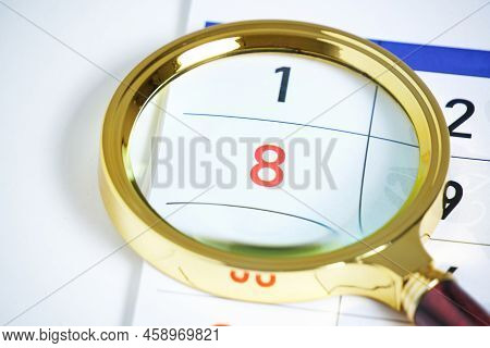 Calendar Number Eight Image & Photo (Free Trial) | Bigstock