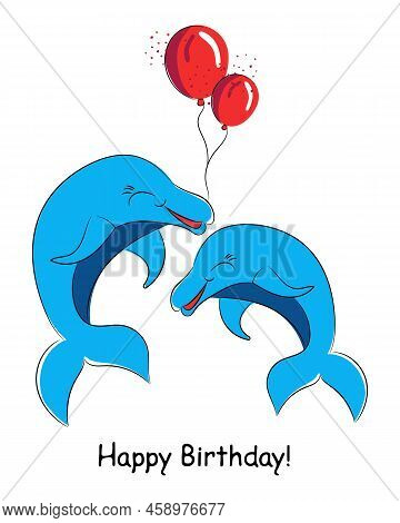 Birthday Gift Card. Vector & Photo (Free Trial) | Bigstock