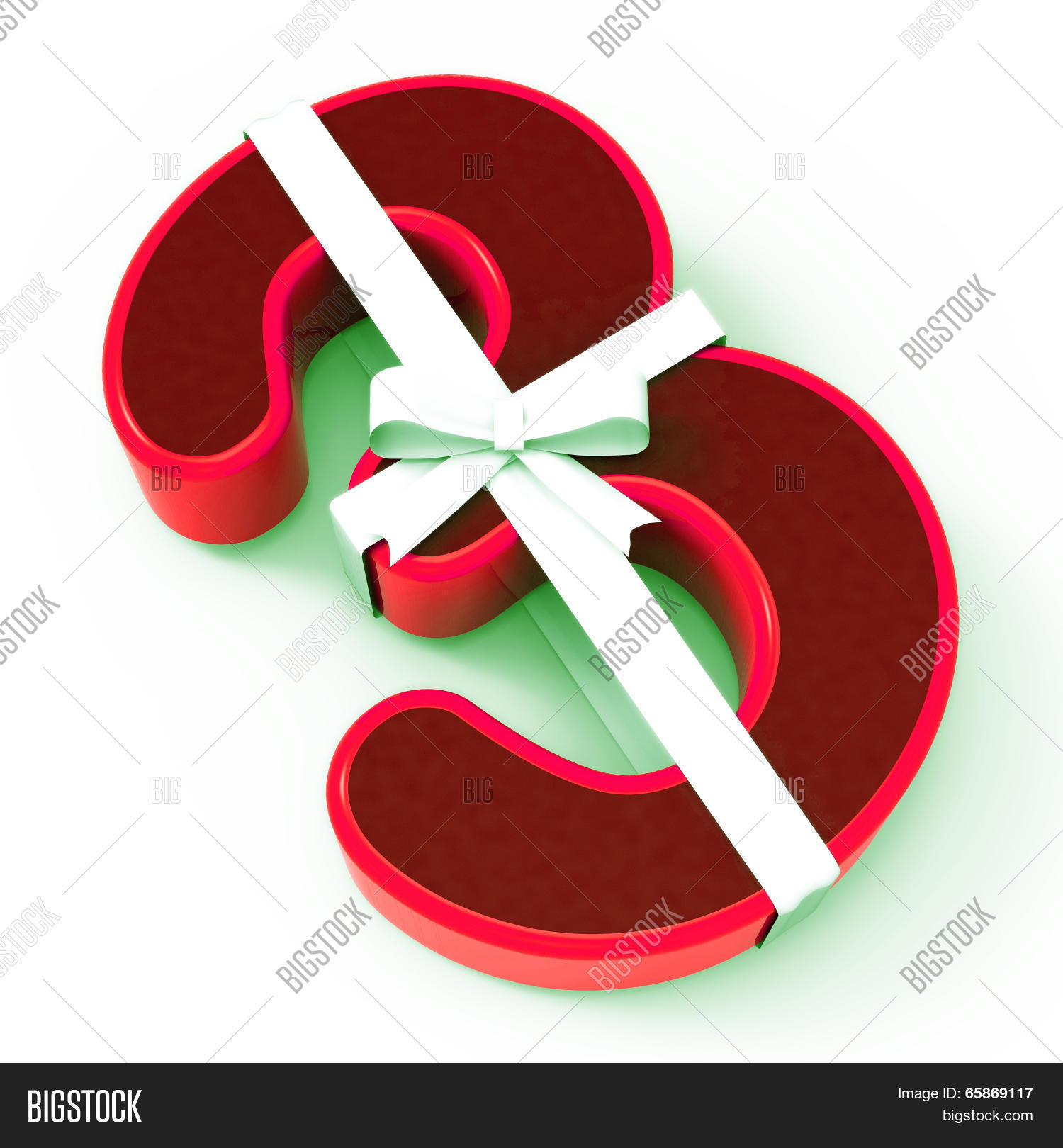 Number Three Ribbon Image & Photo (Free Trial) | Bigstock