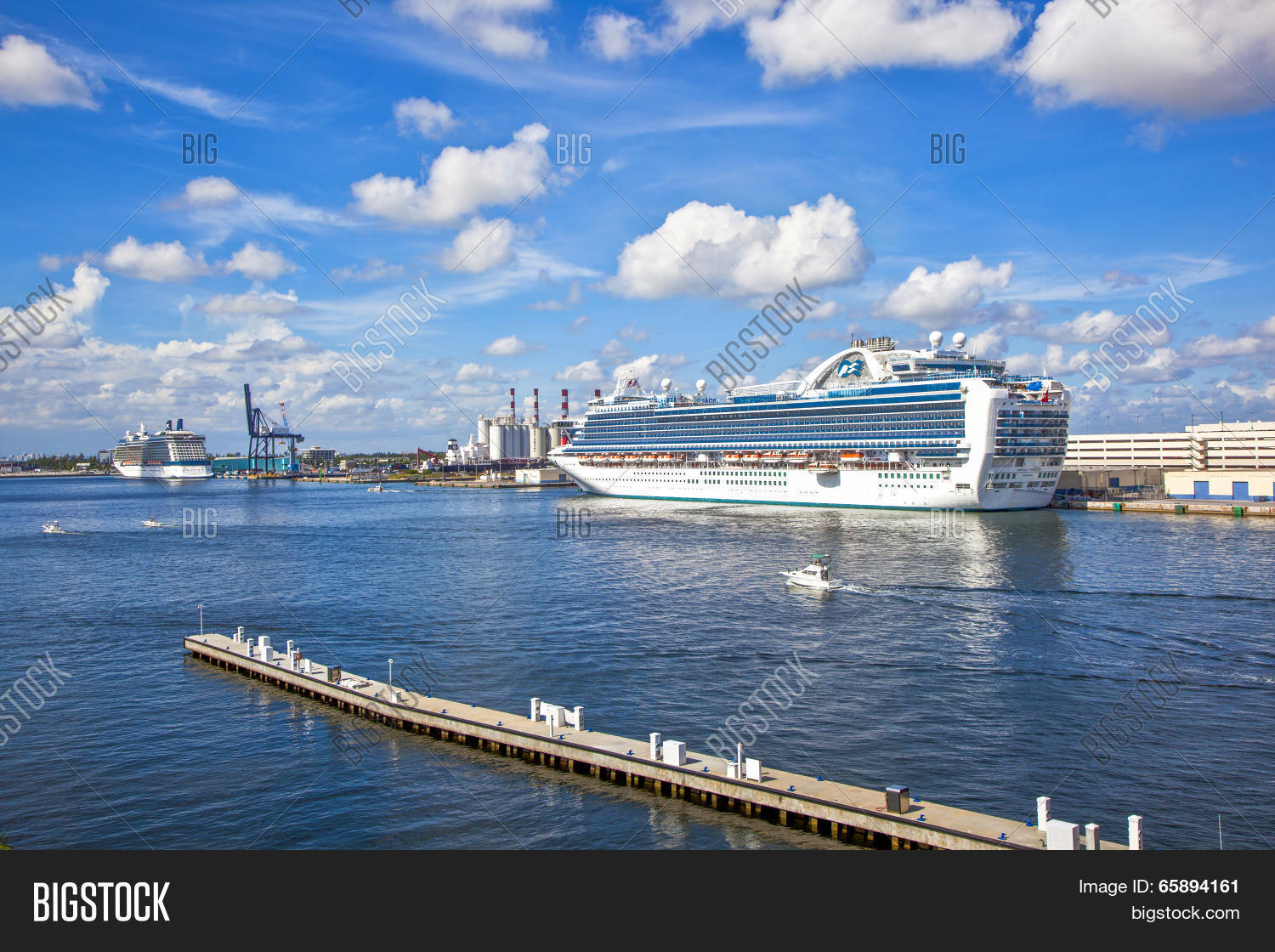 Cruise Ship Harbor Image & Photo (Free Trial) | Bigstock