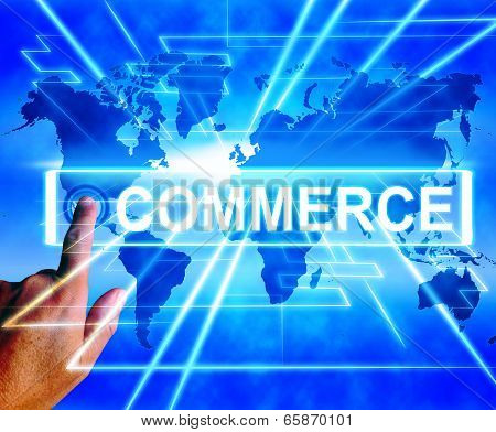 Commerce Map Displays Image & Photo (Free Trial) | Bigstock