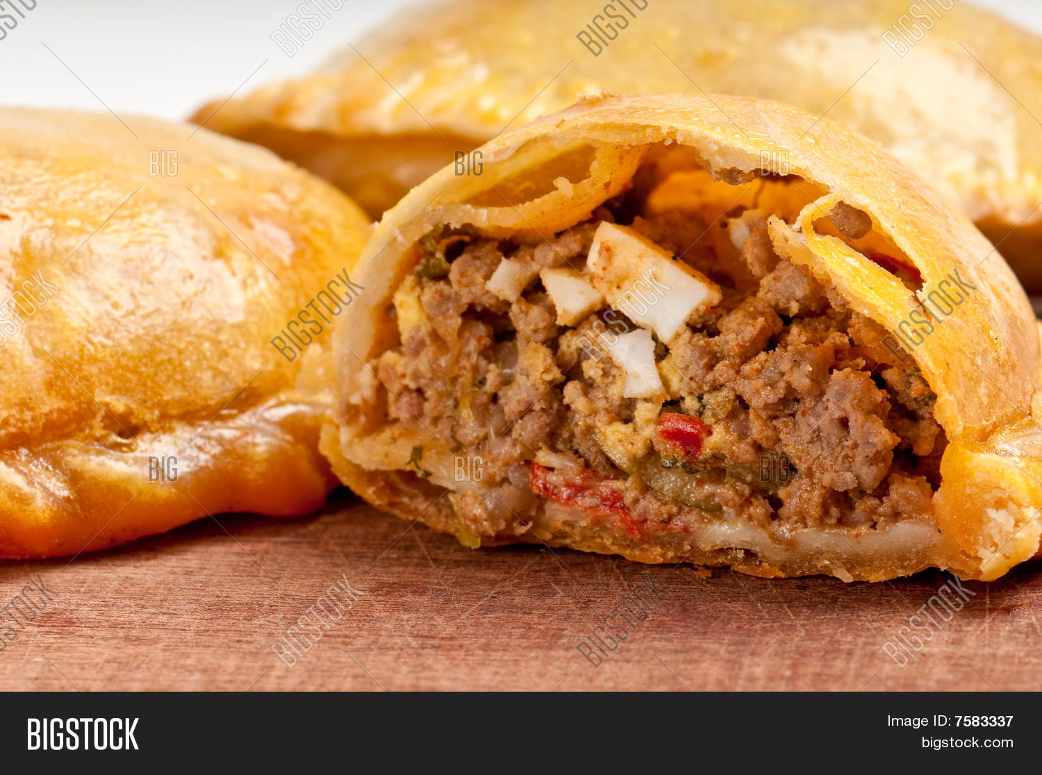 Beef Empanada Close- Image & Photo (Free Trial) | Bigstock