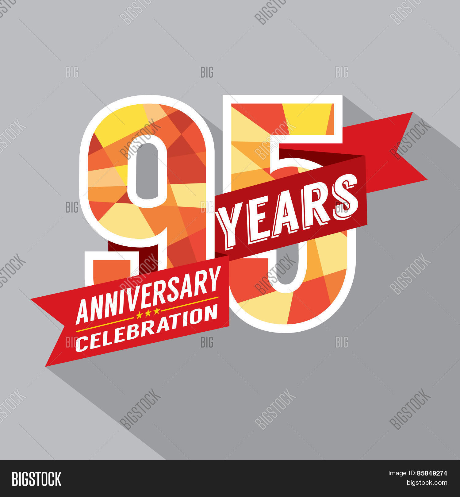 95Th Years Vector & Photo (Free Trial) | Bigstock