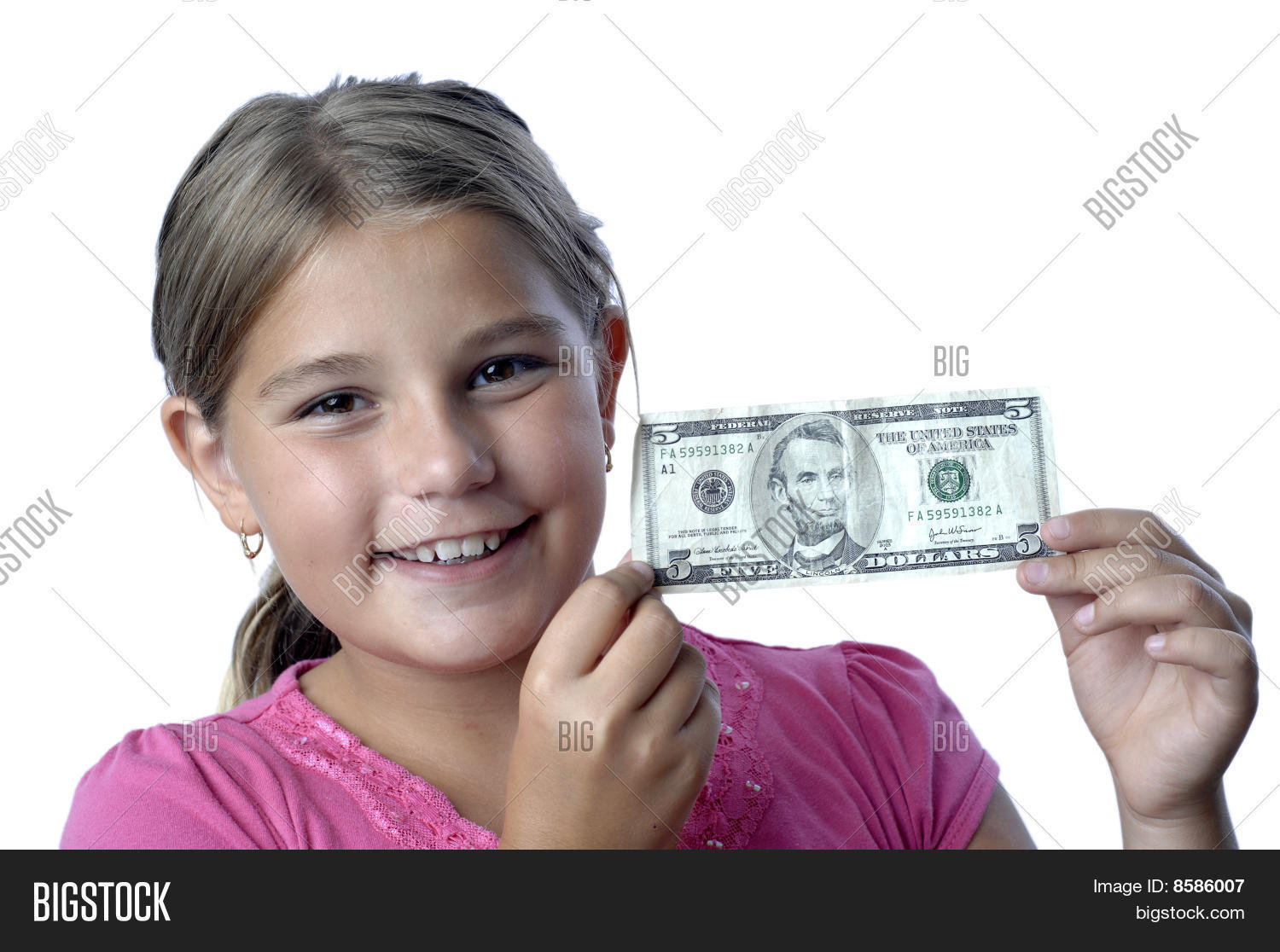 School Girl Dollar Image & Photo (Free Trial) | Bigstock