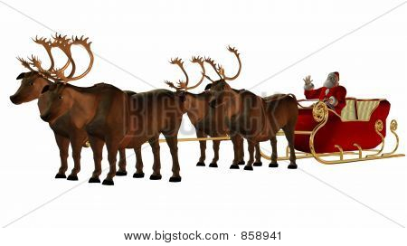 Santa Sled Image & Photo (Free Trial) | Bigstock