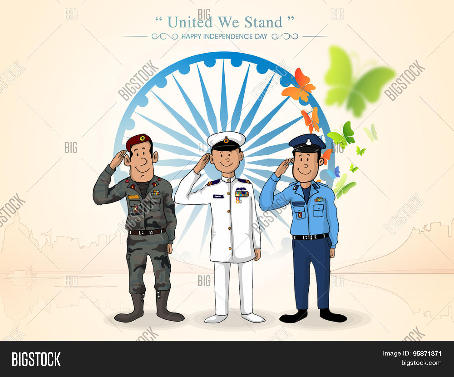 Illustration Saluting Vector & Photo (Free Trial) | Bigstock