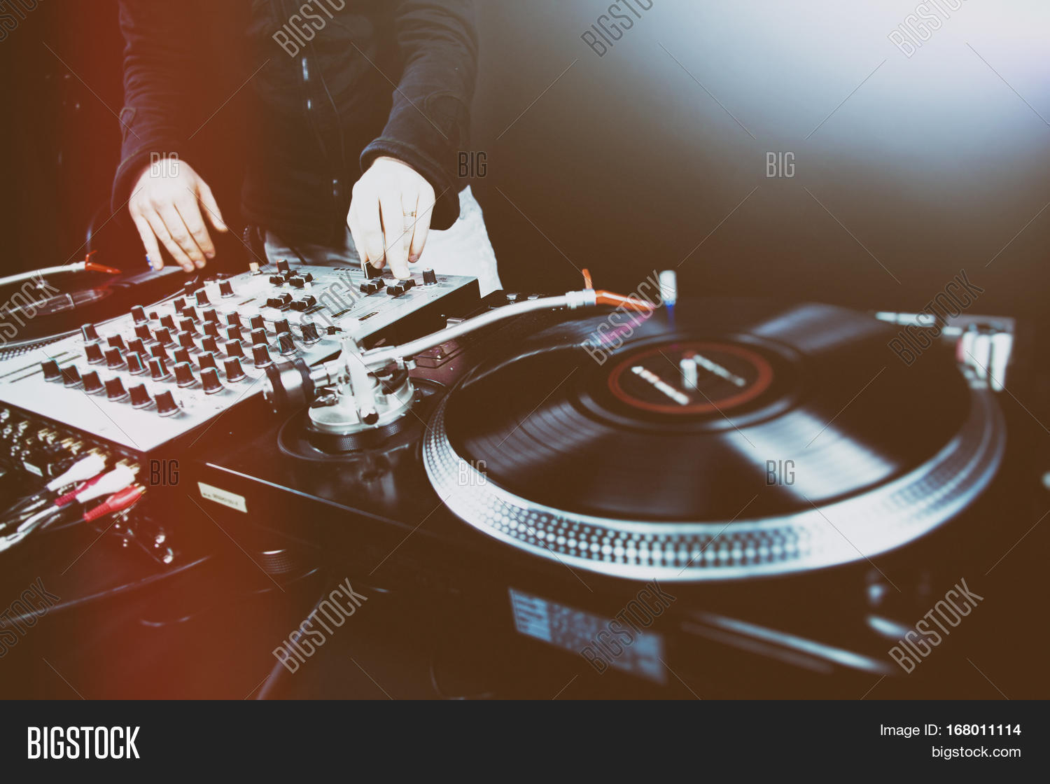 Club DJ Playing Mixing Image & Photo (Free Trial) | Bigstock
