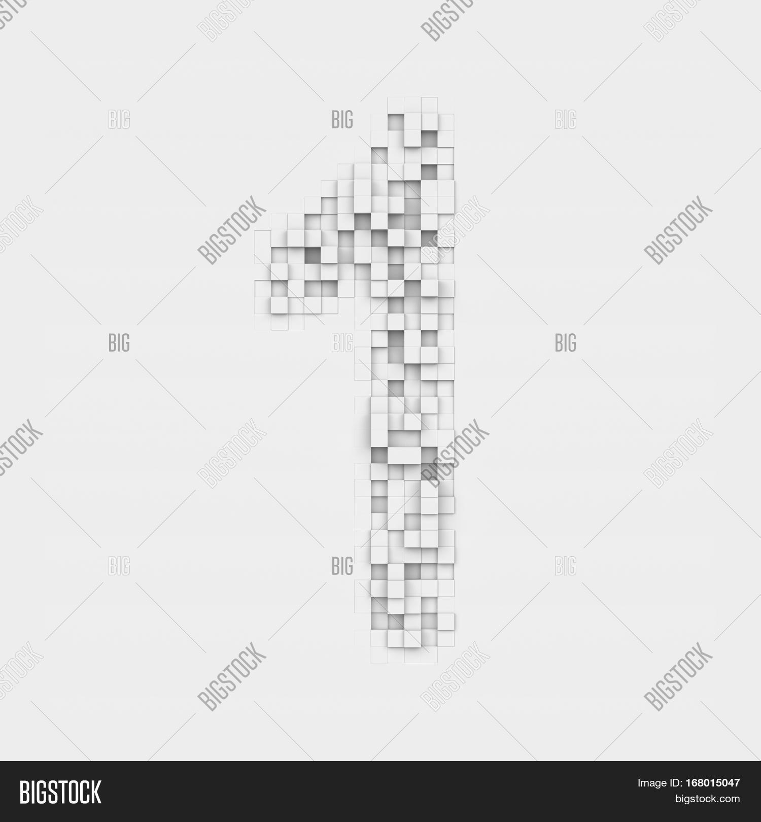 3d Rendering Number 1 Image & Photo (Free Trial) | Bigstock