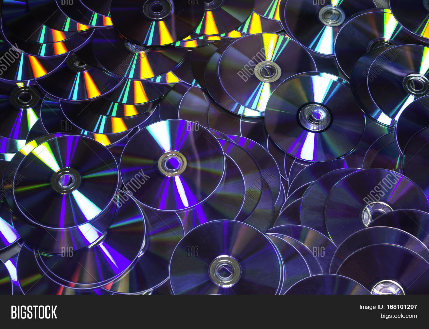 Closeup Stack Disk Image & Photo (Free Trial) | Bigstock