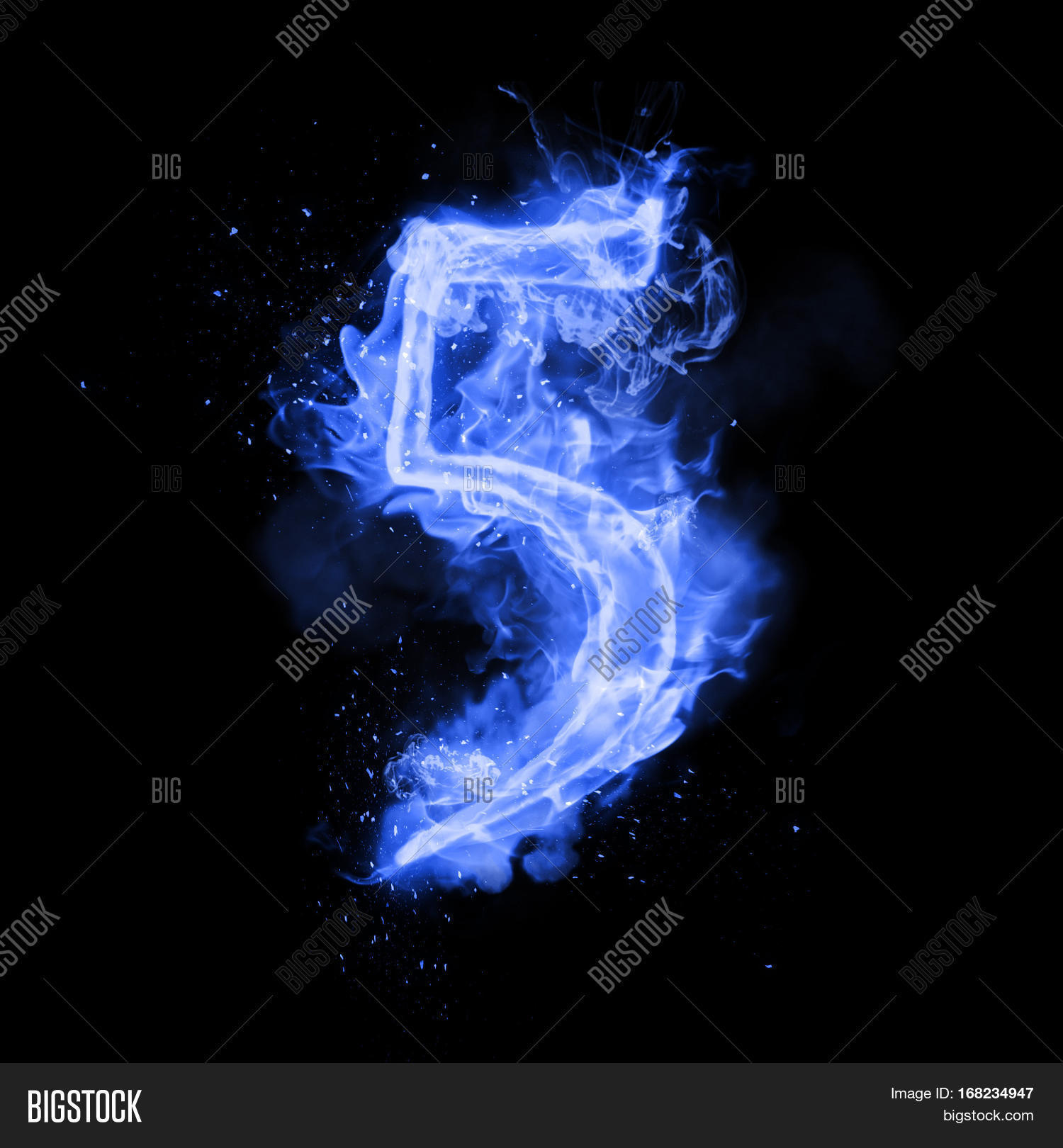 Fire Number 5 Five Image & Photo (Free Trial) | Bigstock