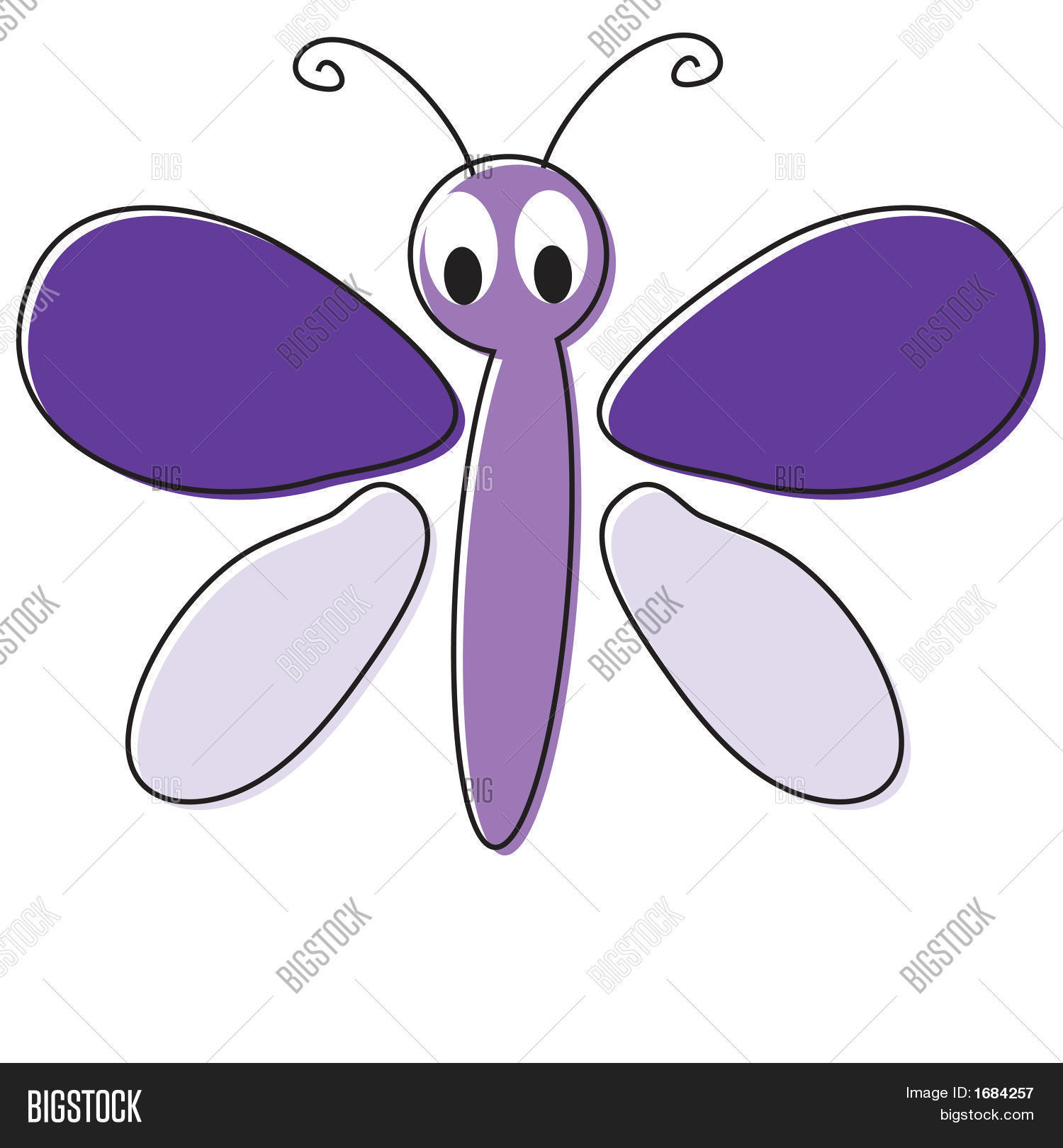 Cartoon Butterfly Image & Photo (Free Trial) | Bigstock
