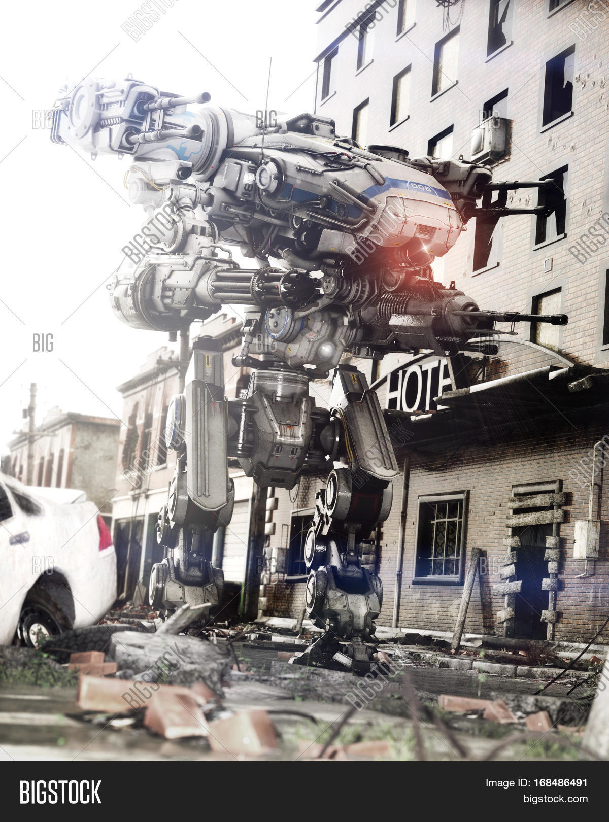 Robot Futuristic Mech Image & Photo (Free Trial) | Bigstock