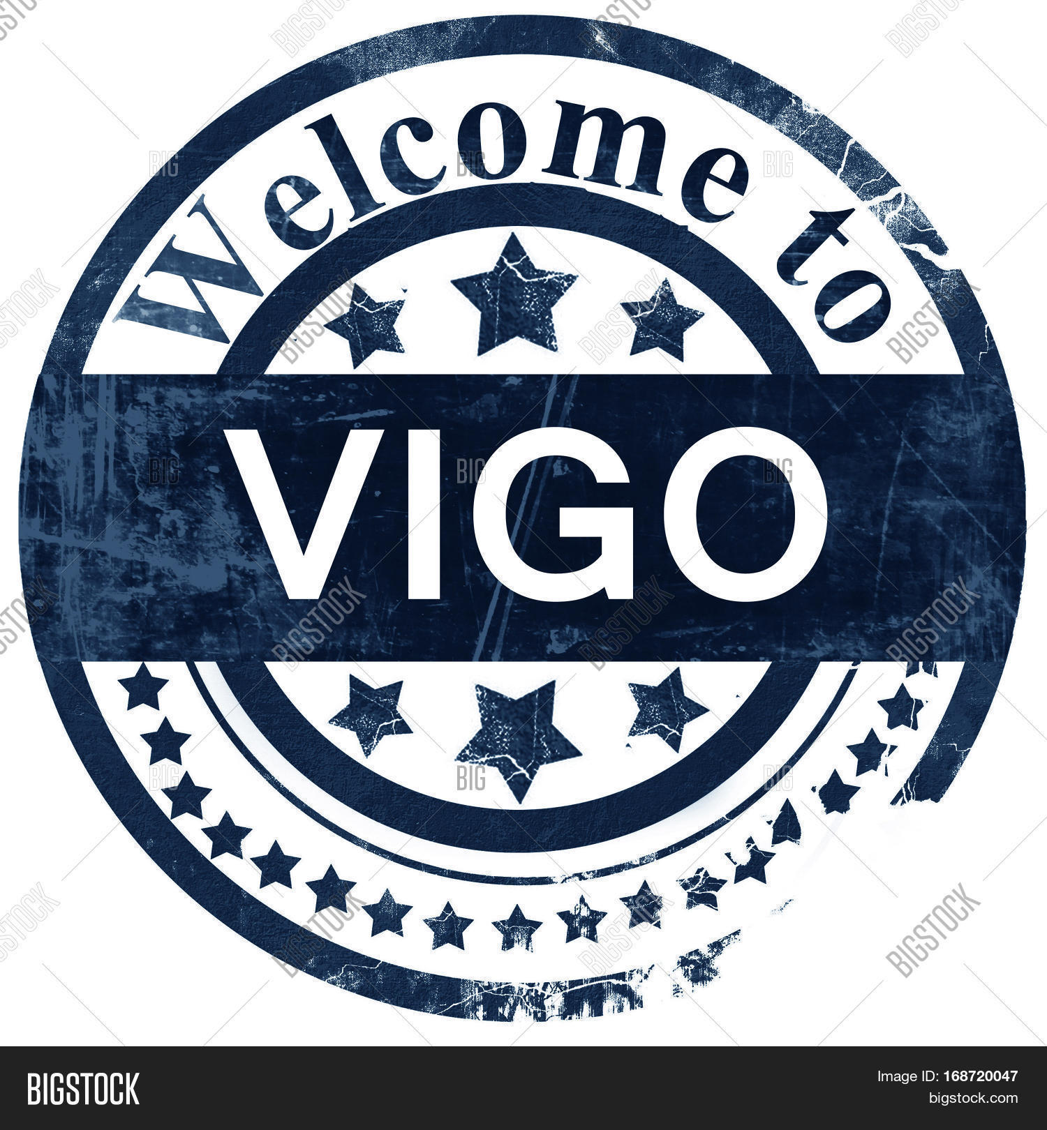 Vigo Stamp On White Image & Photo (Free Trial) | Bigstock