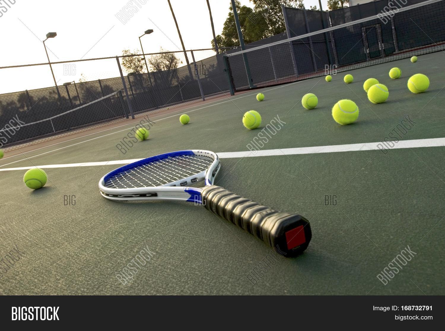 Tennis Racket Balls On Image & Photo (Free Trial) | Bigstock