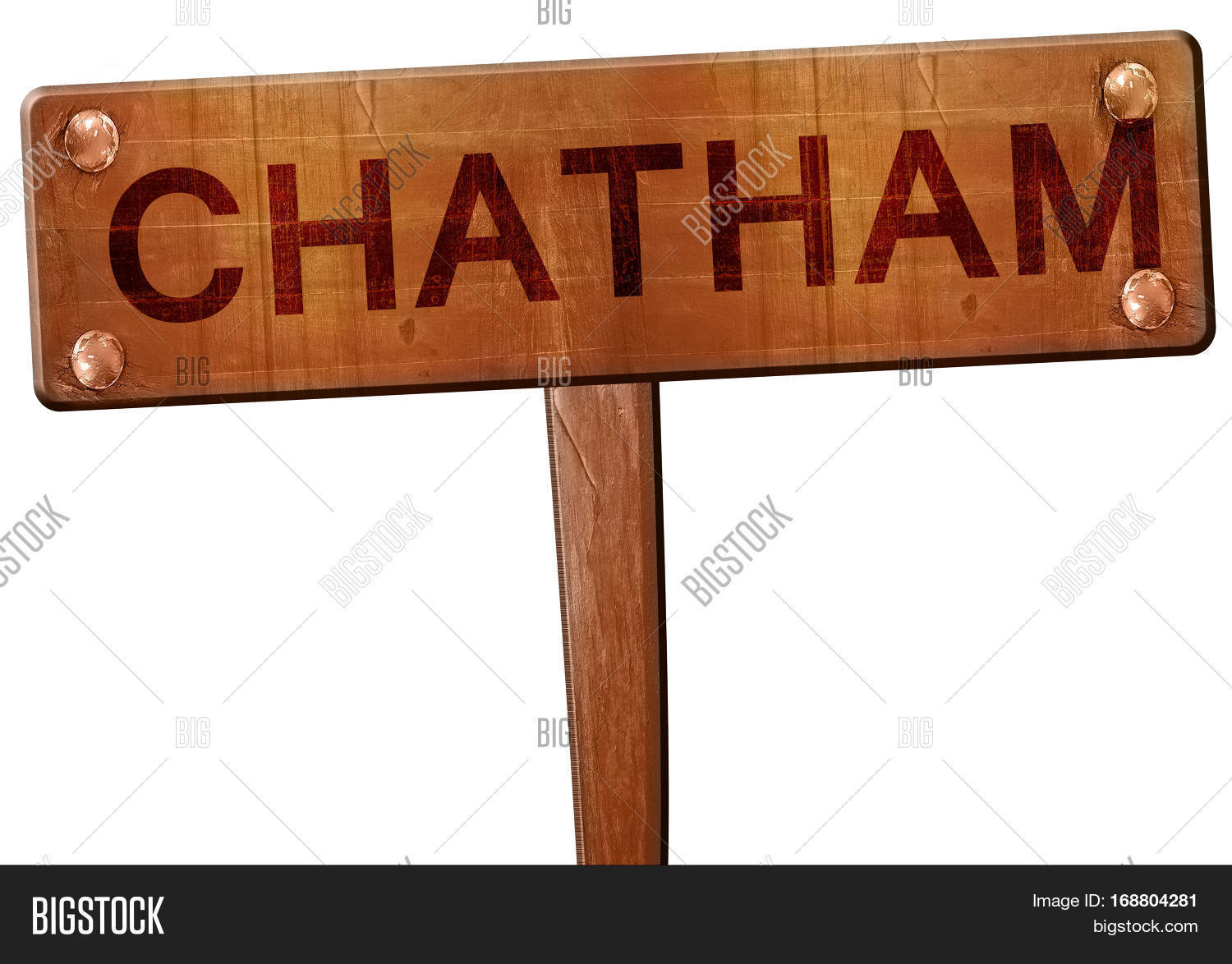 Chatham Road Sign, 3D Image & Photo (Free Trial) | Bigstock