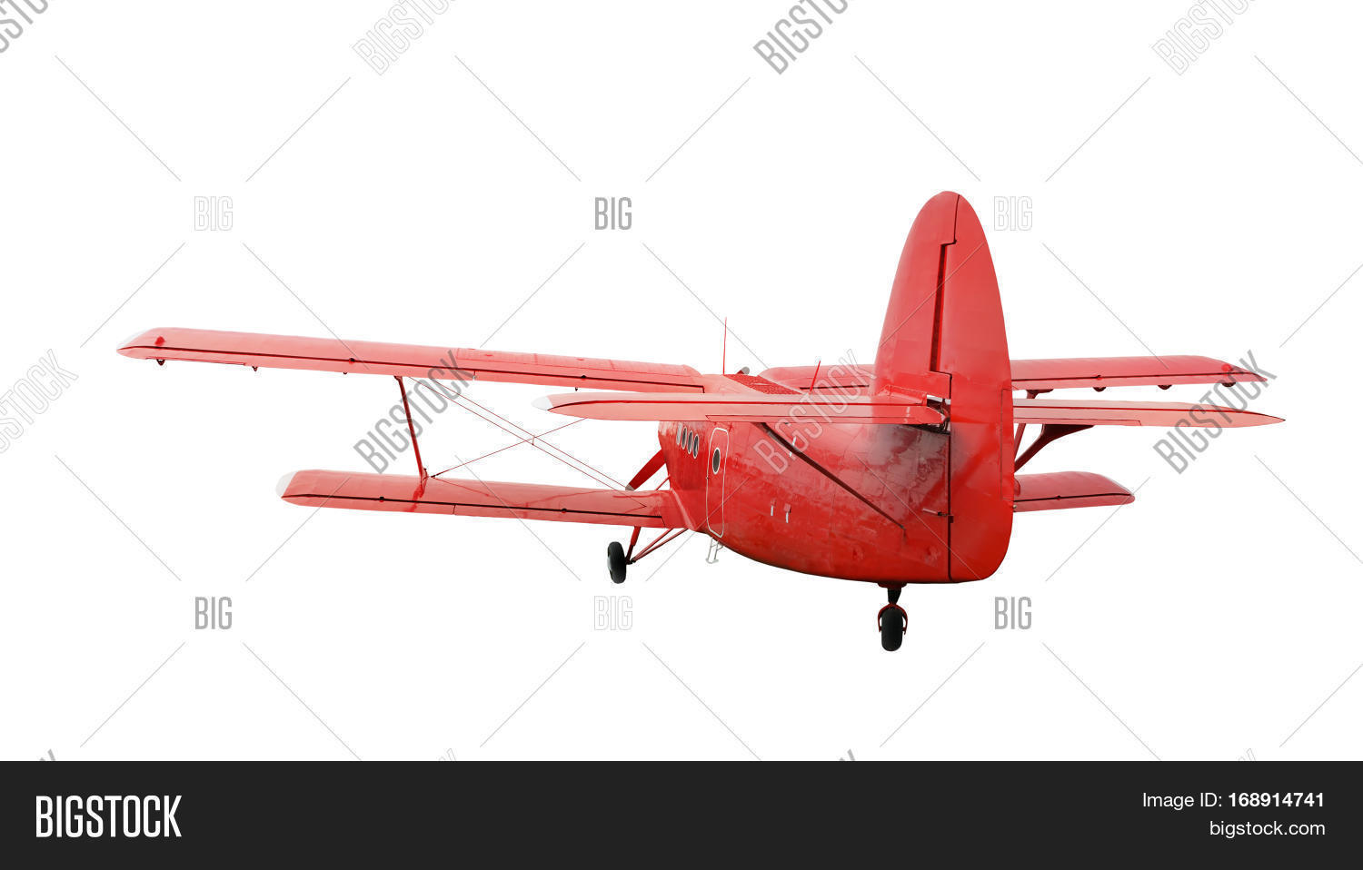 Red Airplane Biplane Image & Photo (Free Trial) | Bigstock