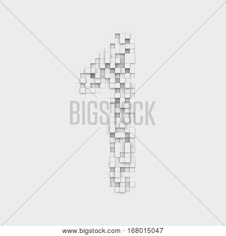 3d Rendering Number 1 Image & Photo (Free Trial) | Bigstock