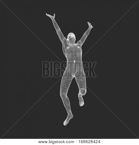 Running Man. 3D Model Vector & Photo (Free Trial) | Bigstock