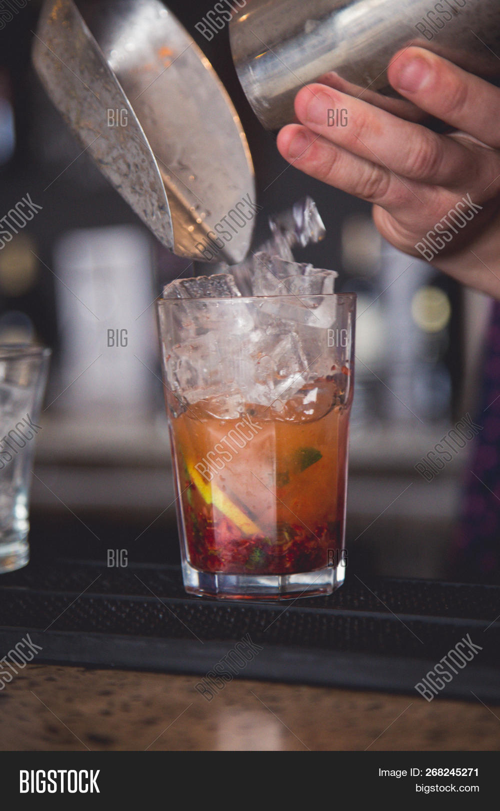 Bartender Mixing, Image & Photo (Free Trial) | Bigstock