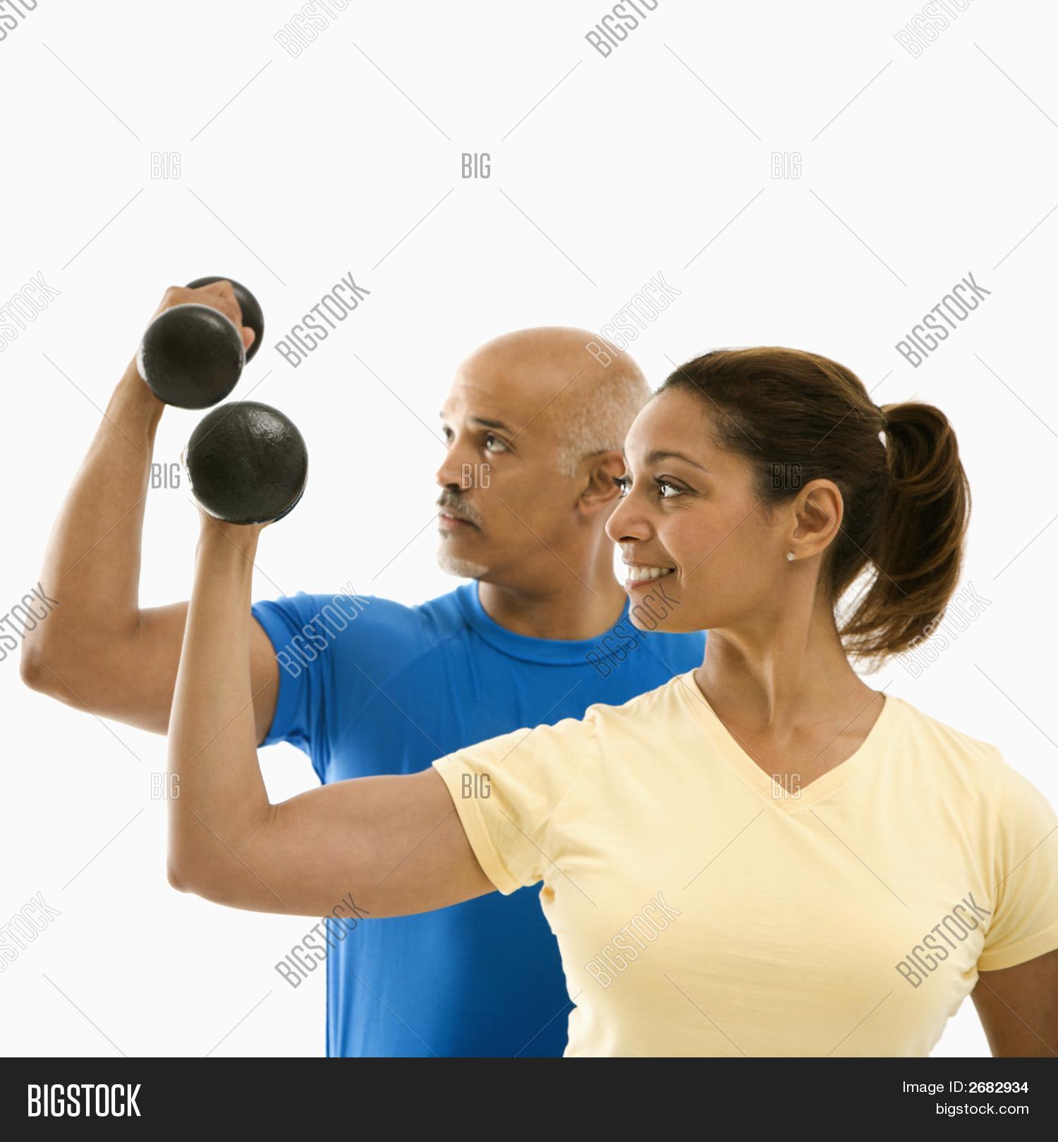 Woman Man Exercising Image & Photo (Free Trial) | Bigstock