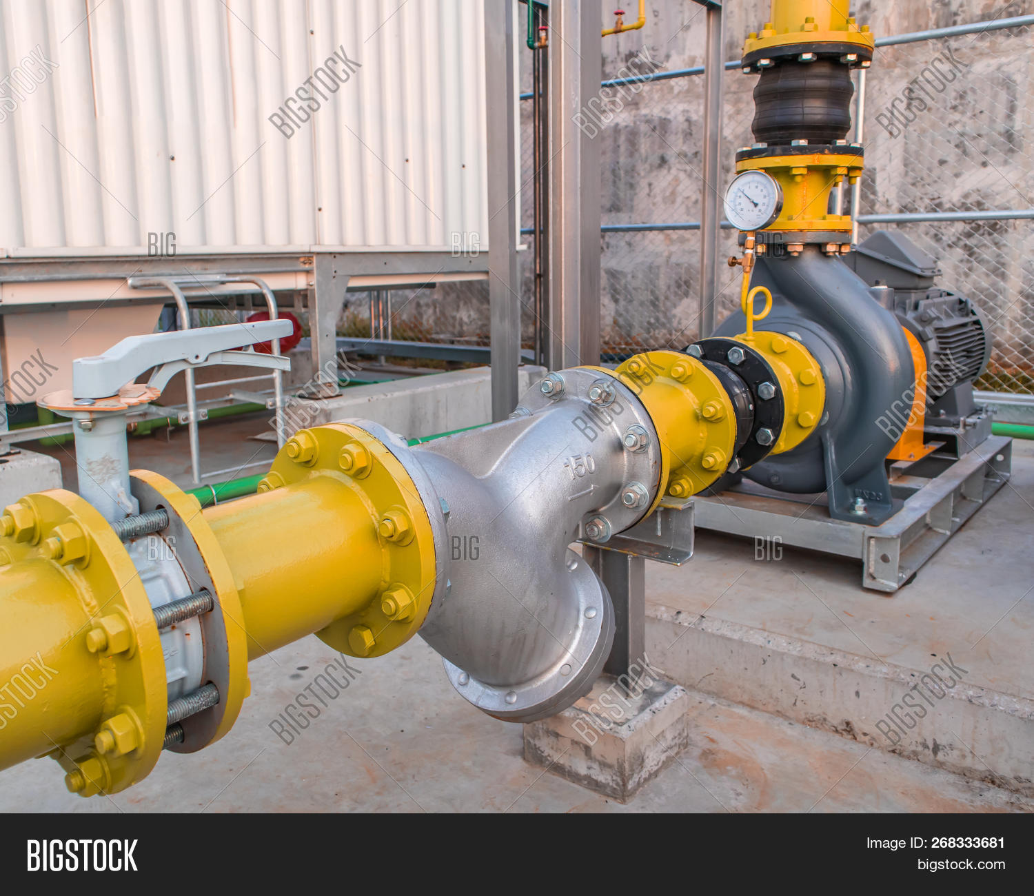 Water Pump Motor Pipe Image & Photo (Free Trial) | Bigstock