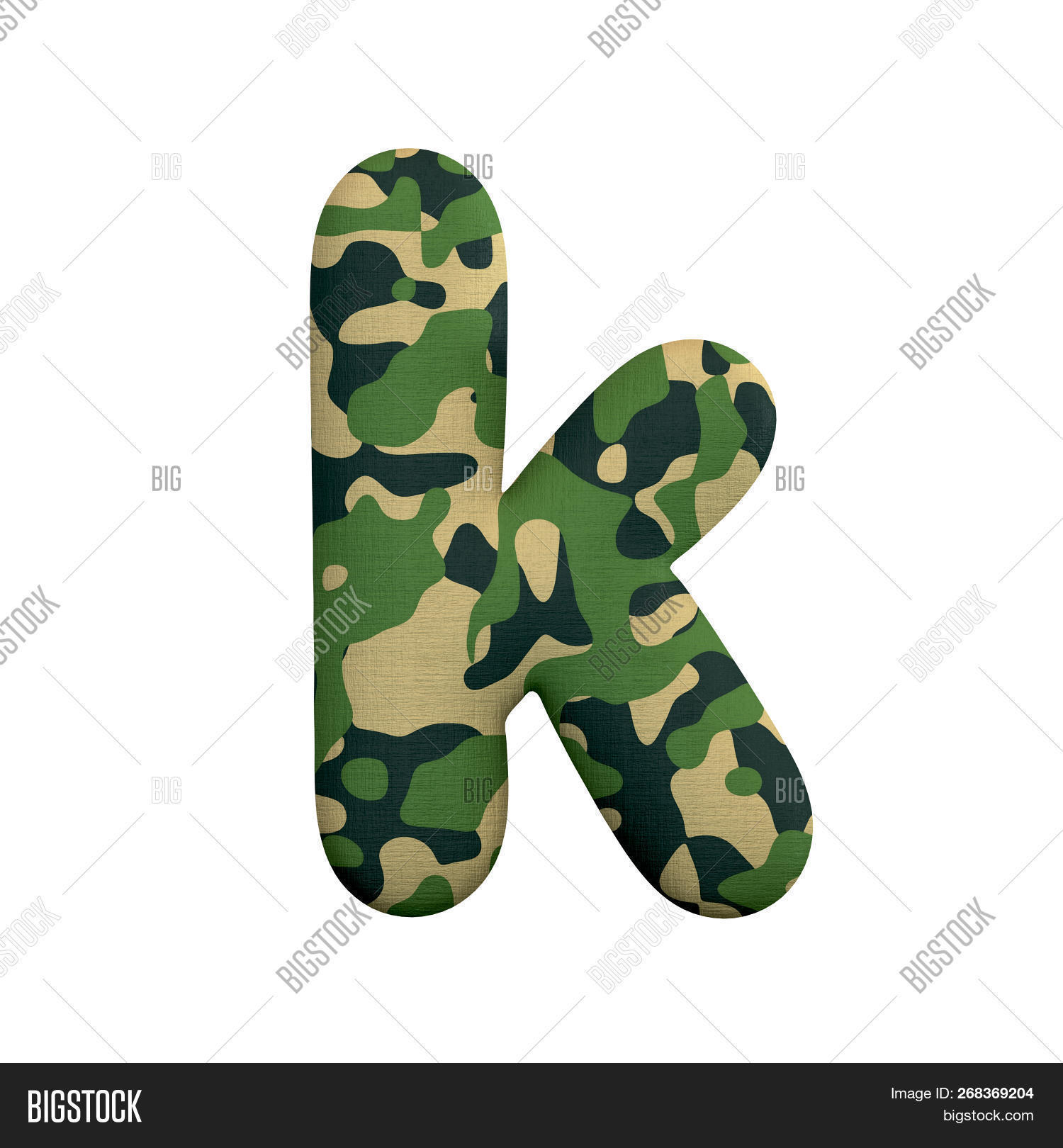 Army Letter K - Lower- Image & Photo (Free Trial) | Bigstock