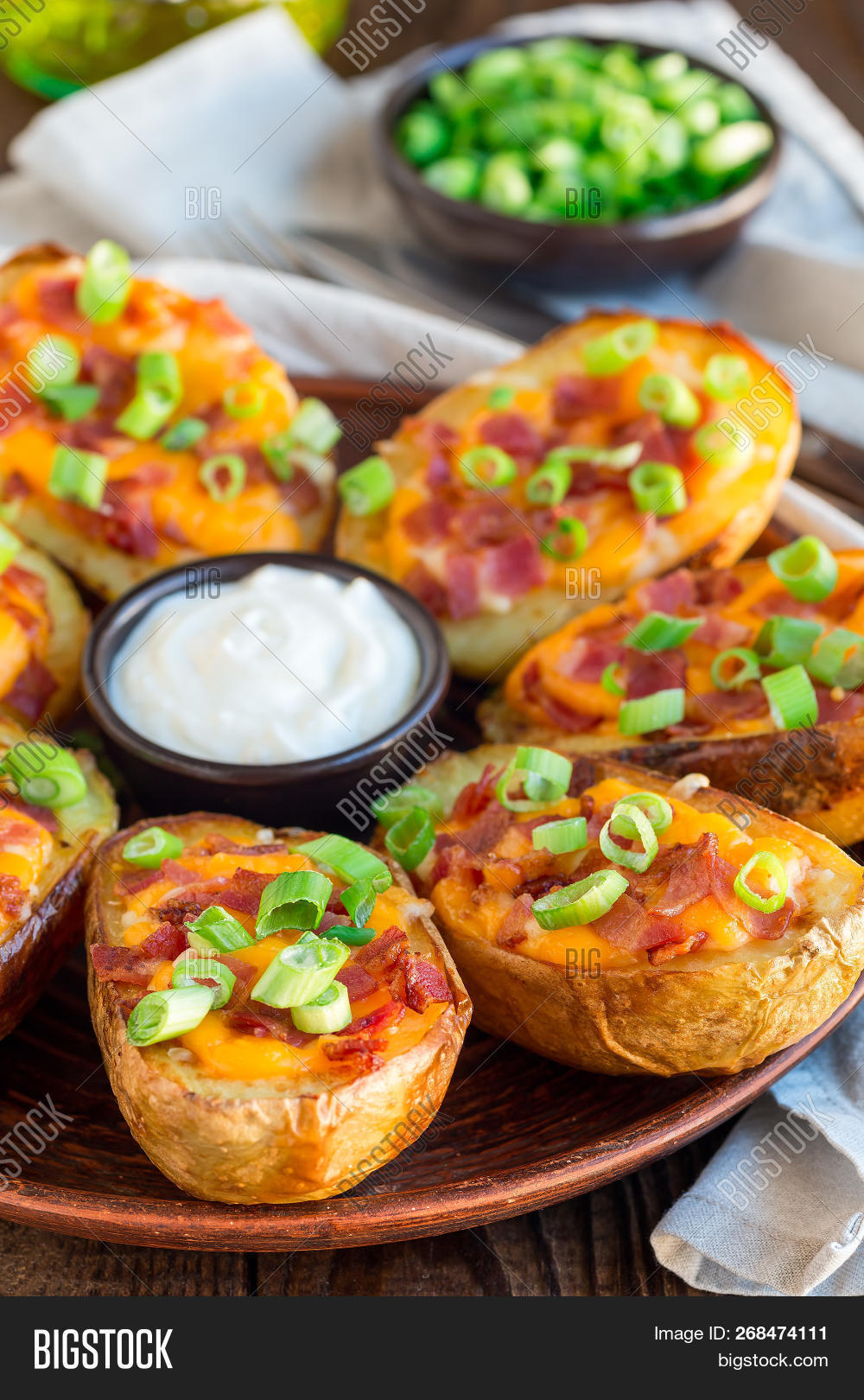 Baked Loaded Potato Image & Photo (Free Trial) | Bigstock