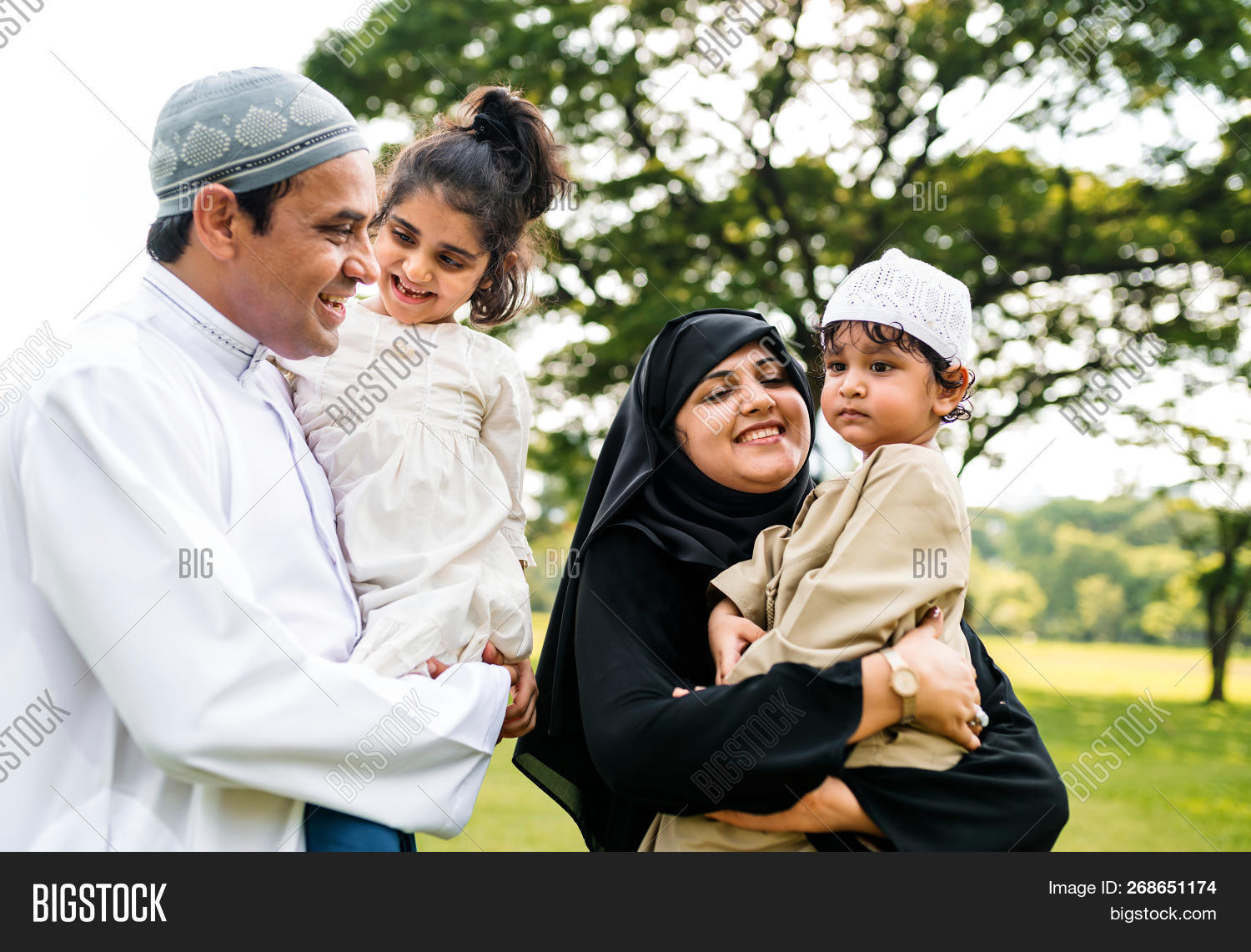 Muslim Family Having Image & Photo (Free Trial) | Bigstock