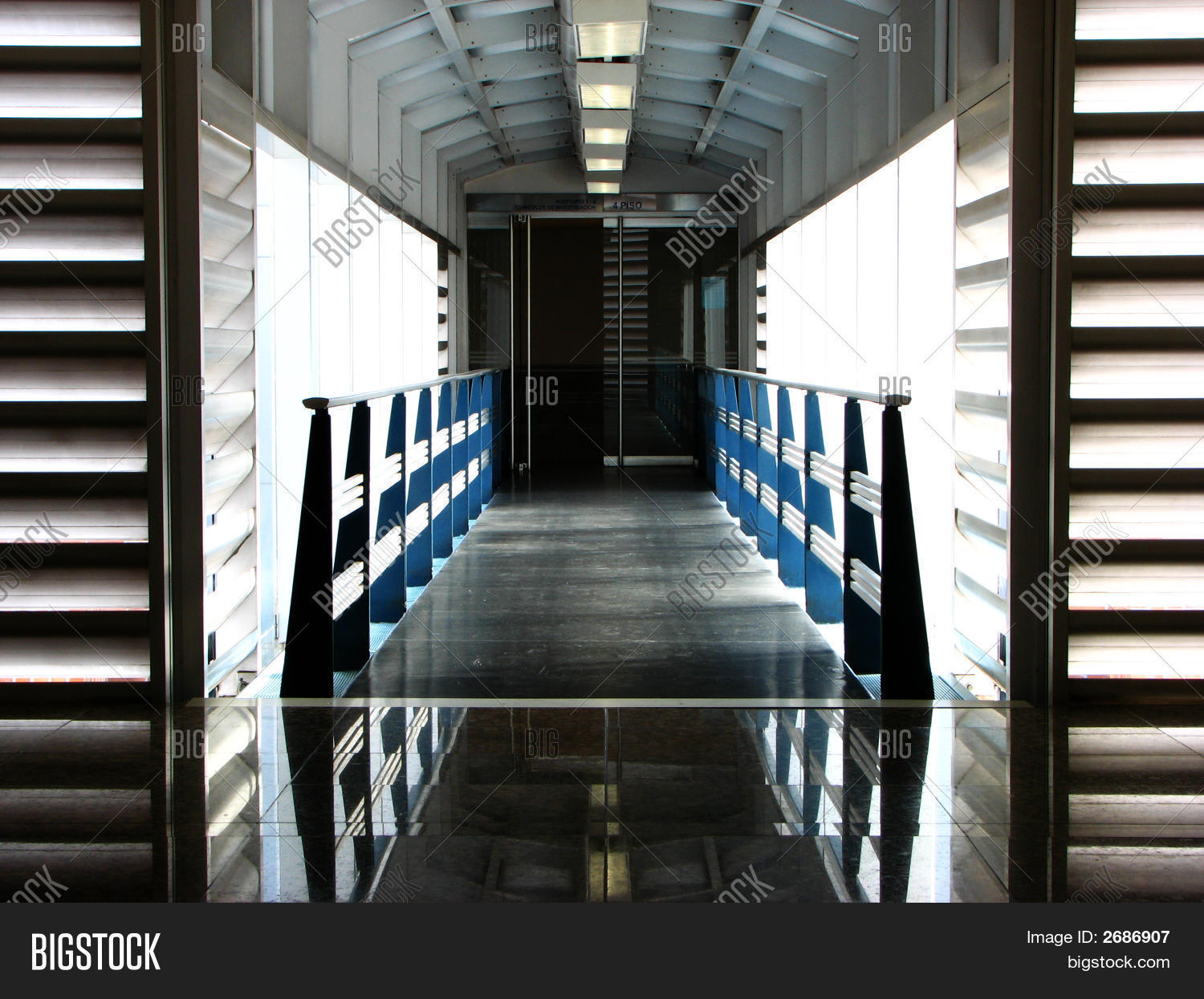 Hi Tech Indoor Bridge Image & Photo (Free Trial) | Bigstock