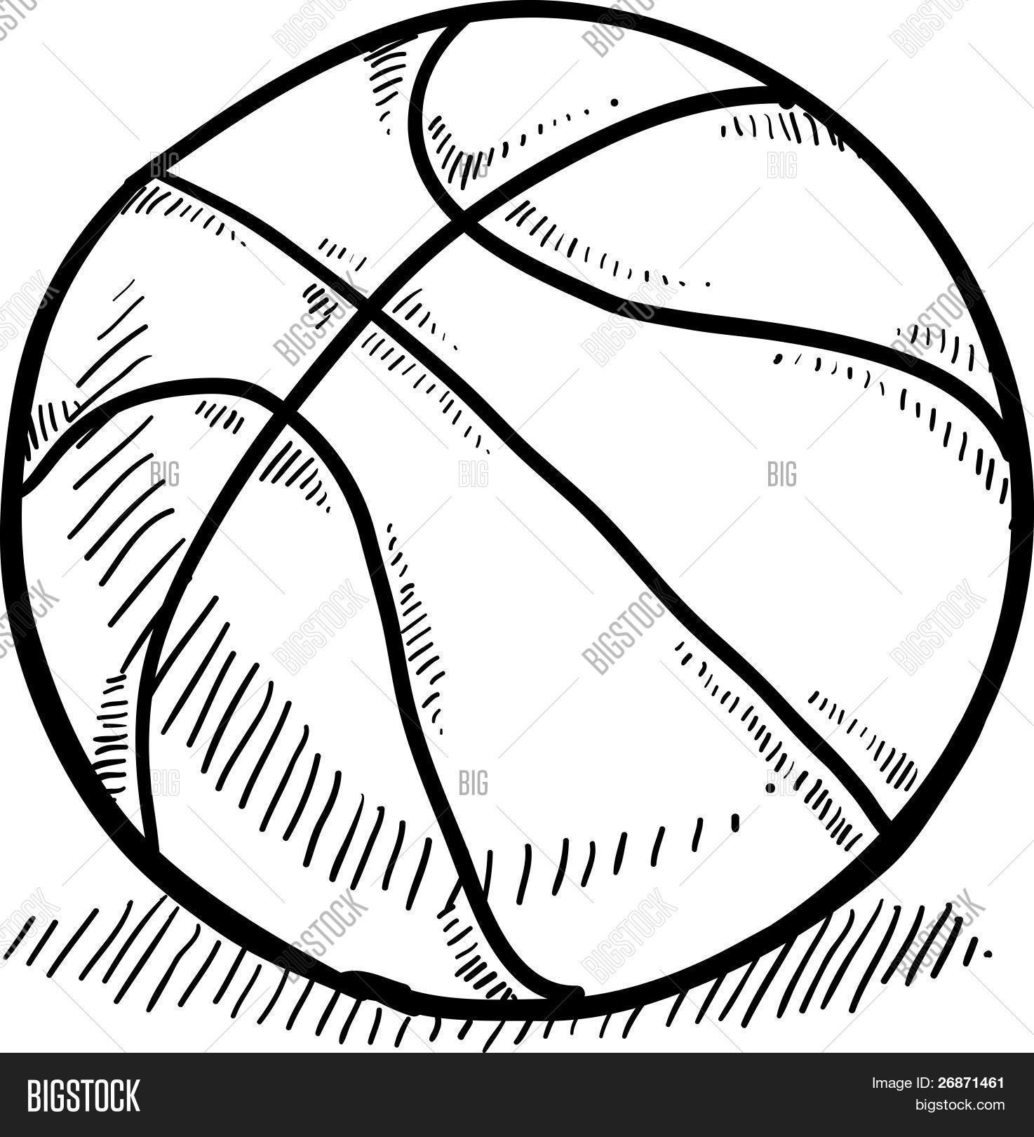 Basketball Sketch Vector & Photo (Free Trial) | Bigstock