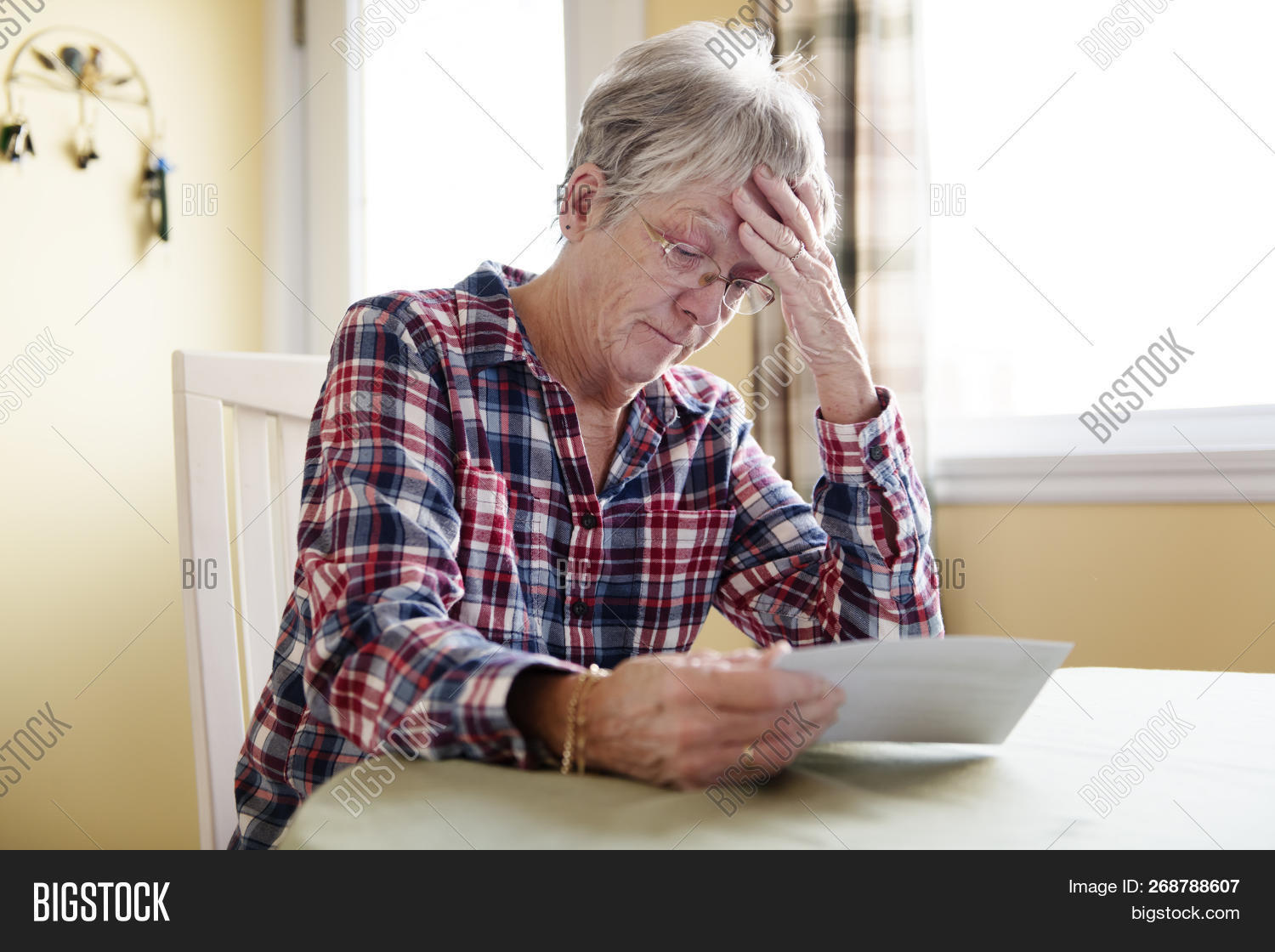 Elderly Woman Worry Image & Photo (Free Trial) | Bigstock