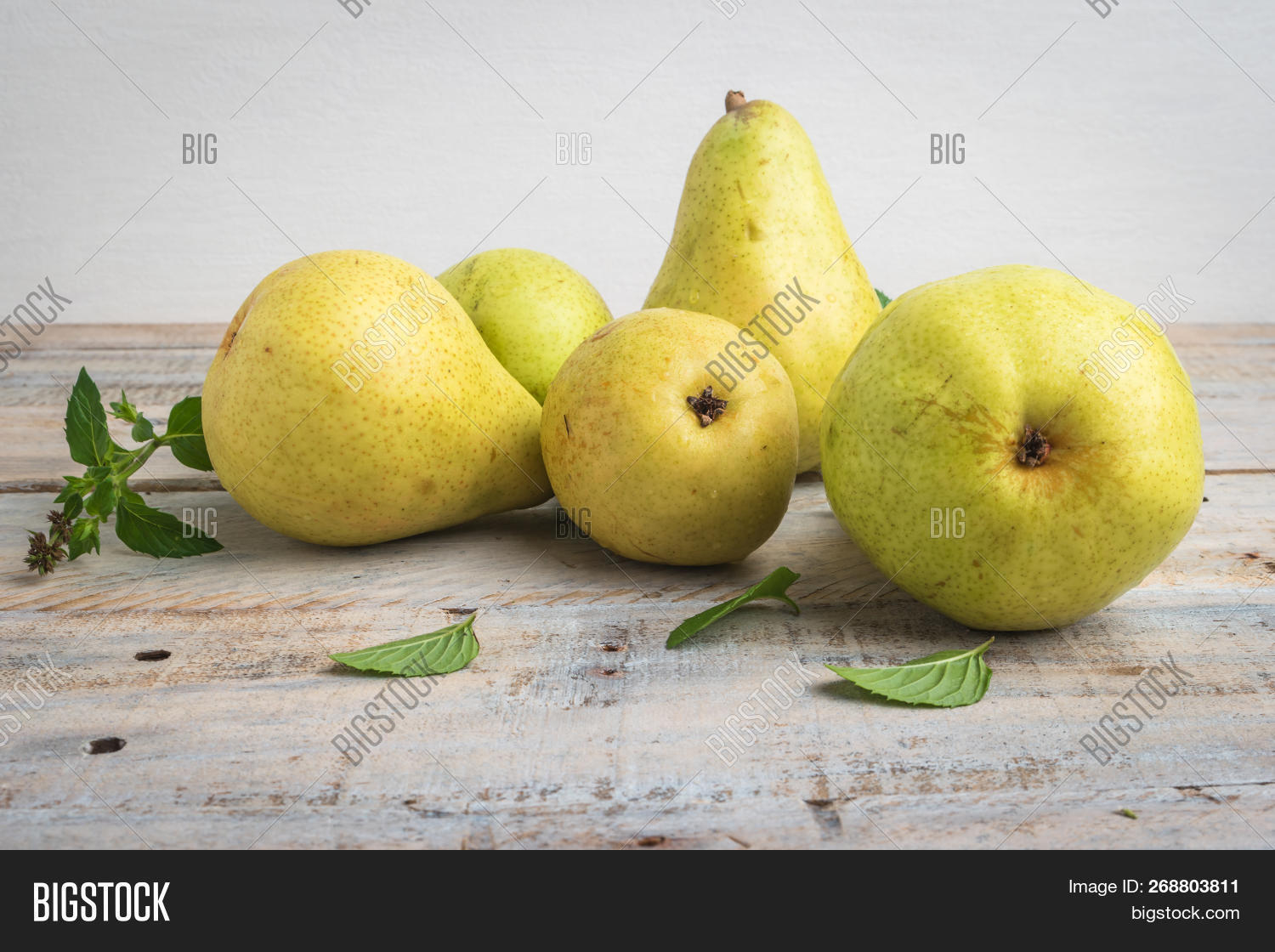 Fresh Organic Pears On Image & Photo (Free Trial) | Bigstock