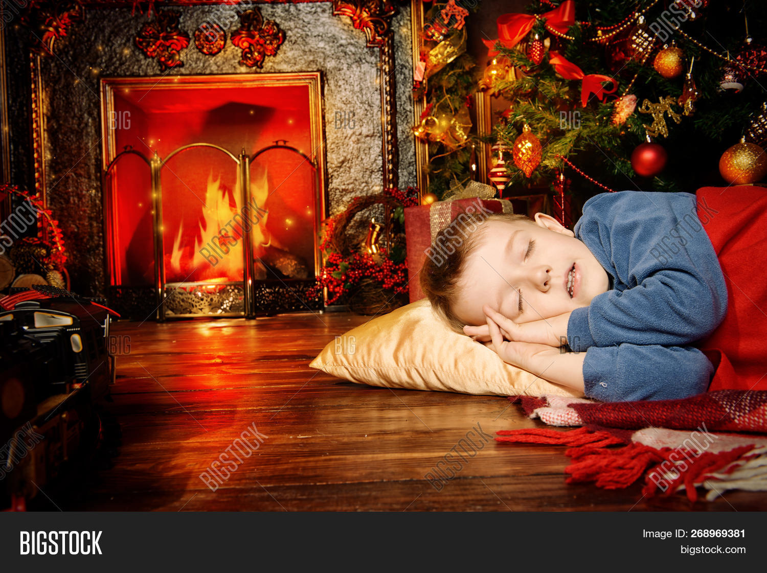 Santa Asleep