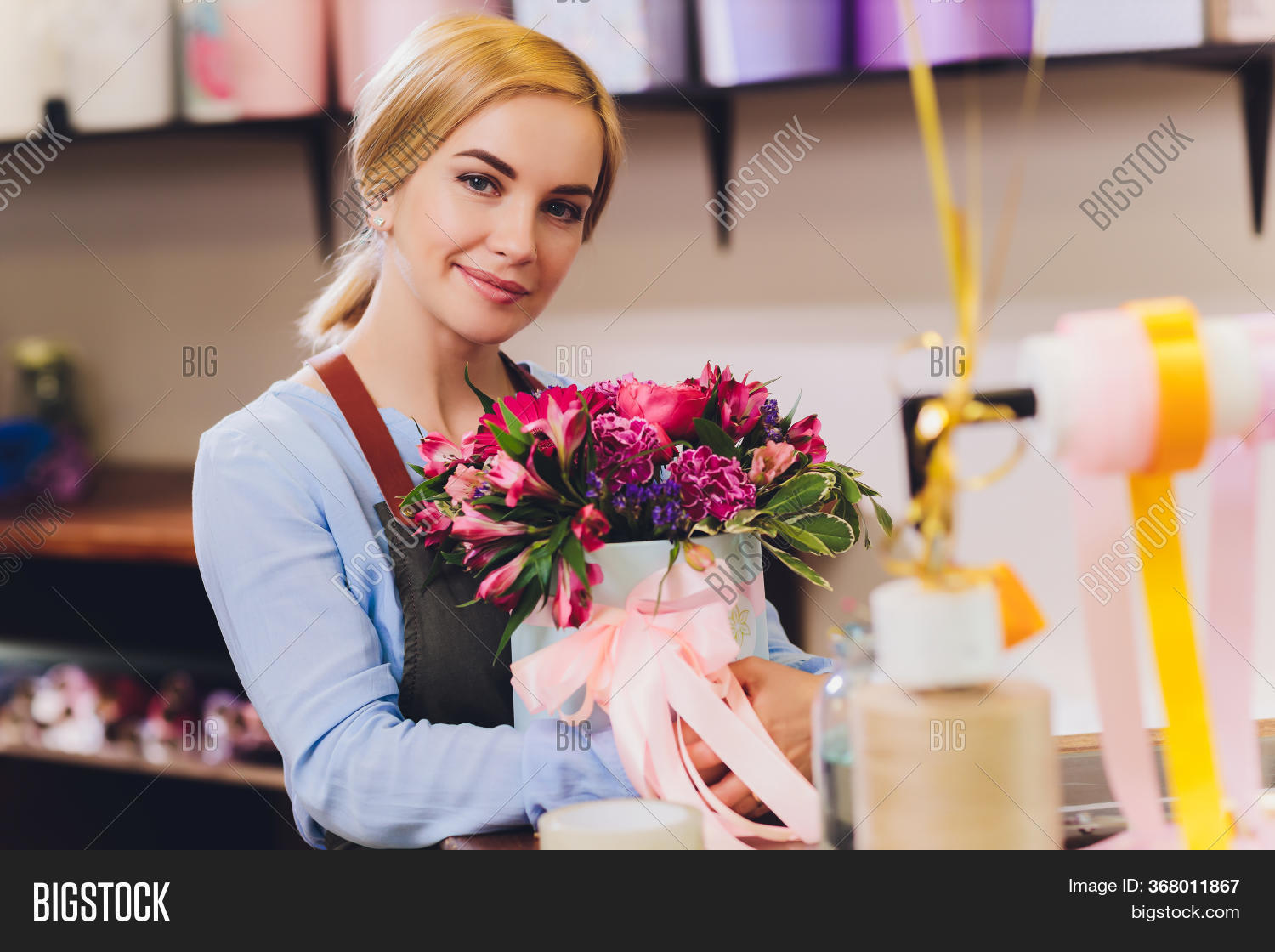Female Sales Assistant Image & Photo (Free Trial) | Bigstock
