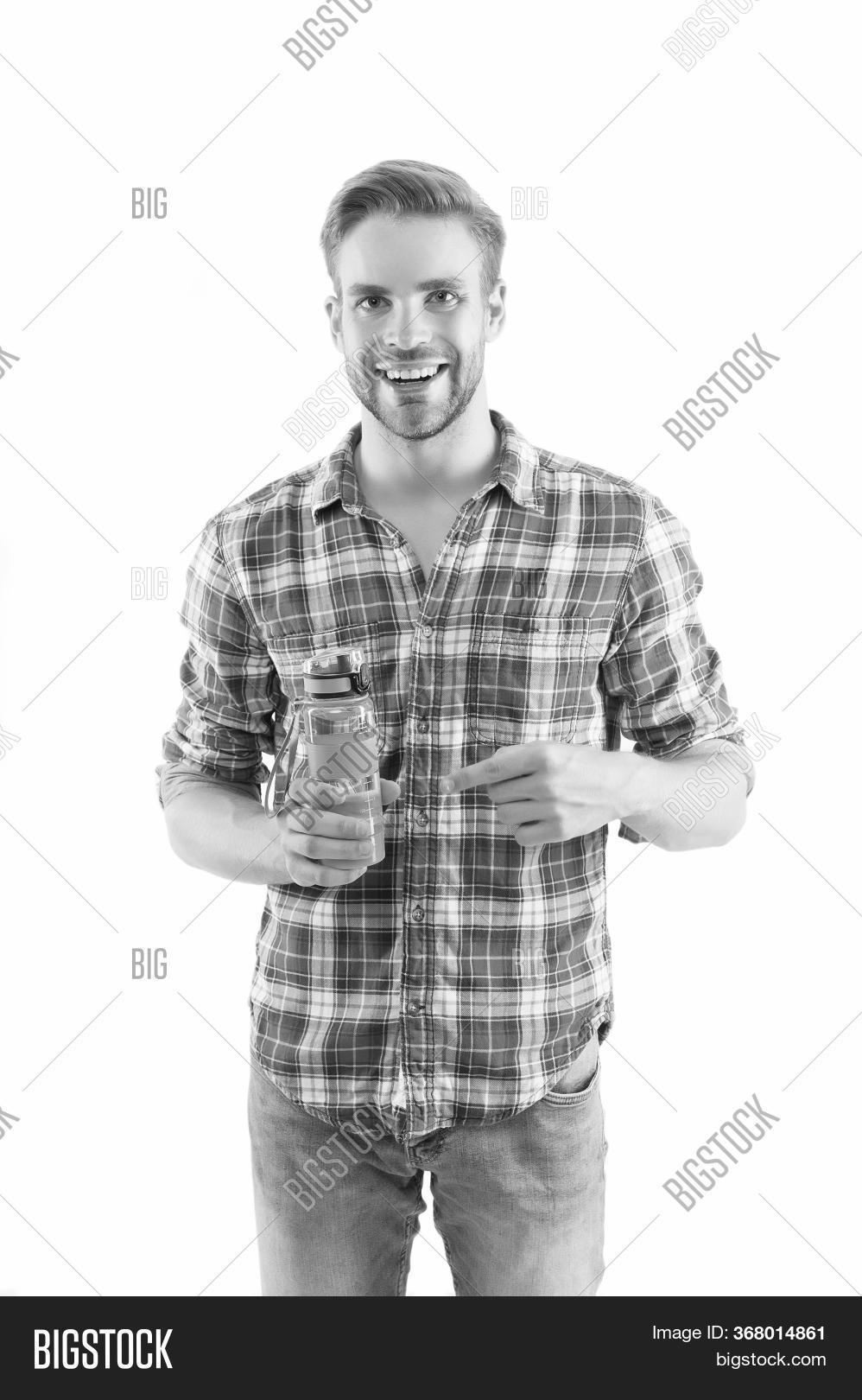 Man Hold Water Bottle Image & Photo (Free Trial) | Bigstock