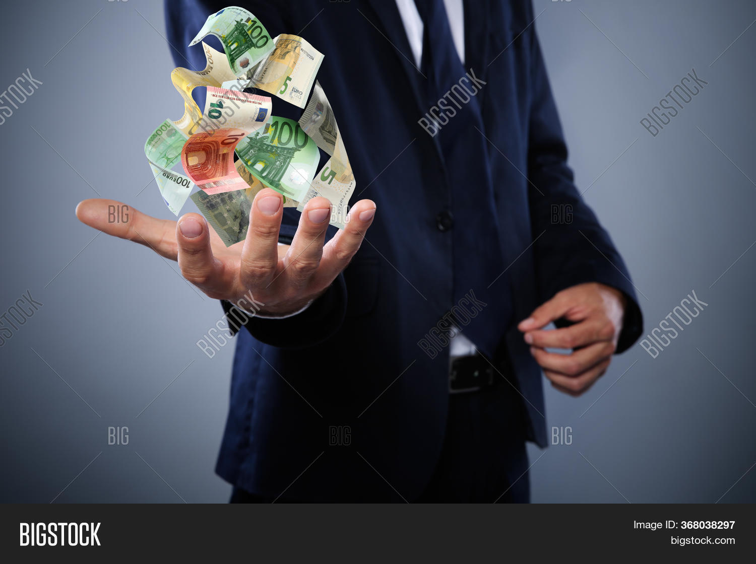 Businessman Money On Image & Photo (Free Trial) | Bigstock