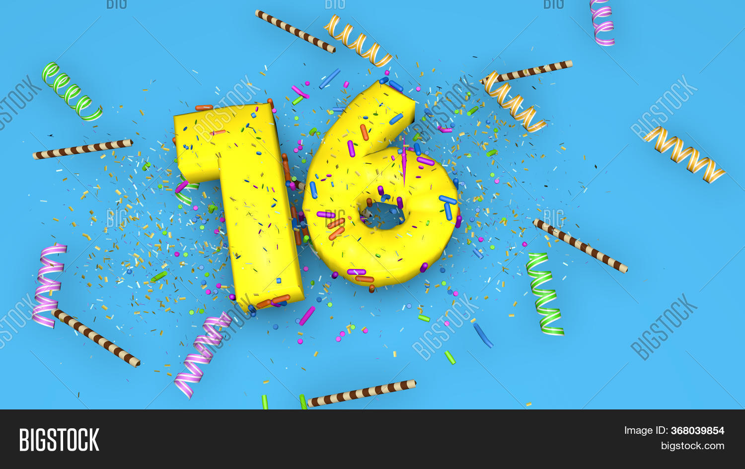 Number 16 Birthday, Image & Photo (Free Trial) | Bigstock