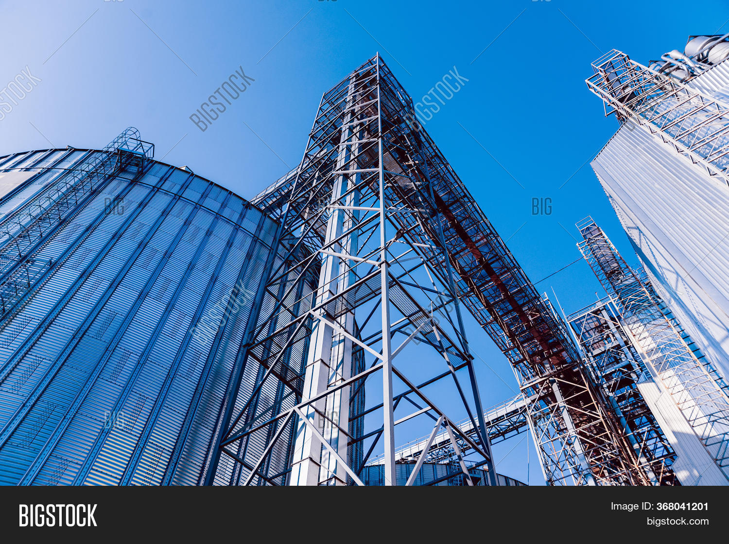 Modern Silos Storing Image & Photo (Free Trial) | Bigstock