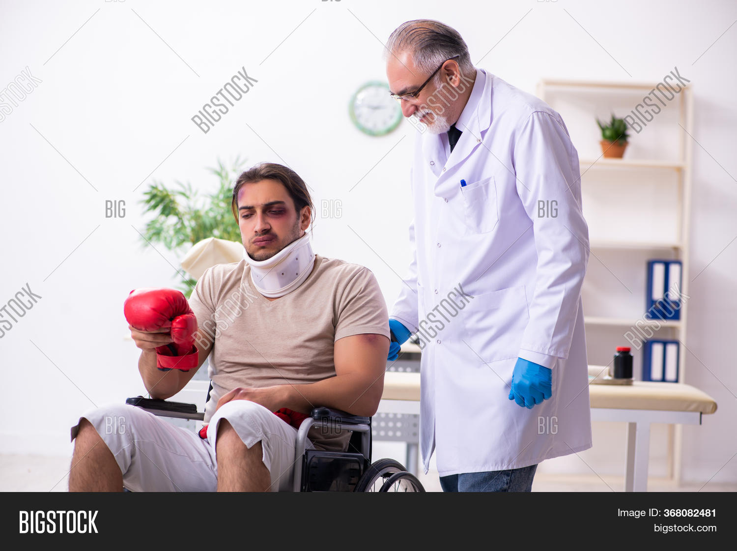 Young Face Injured Man Image & Photo (Free Trial) | Bigstock