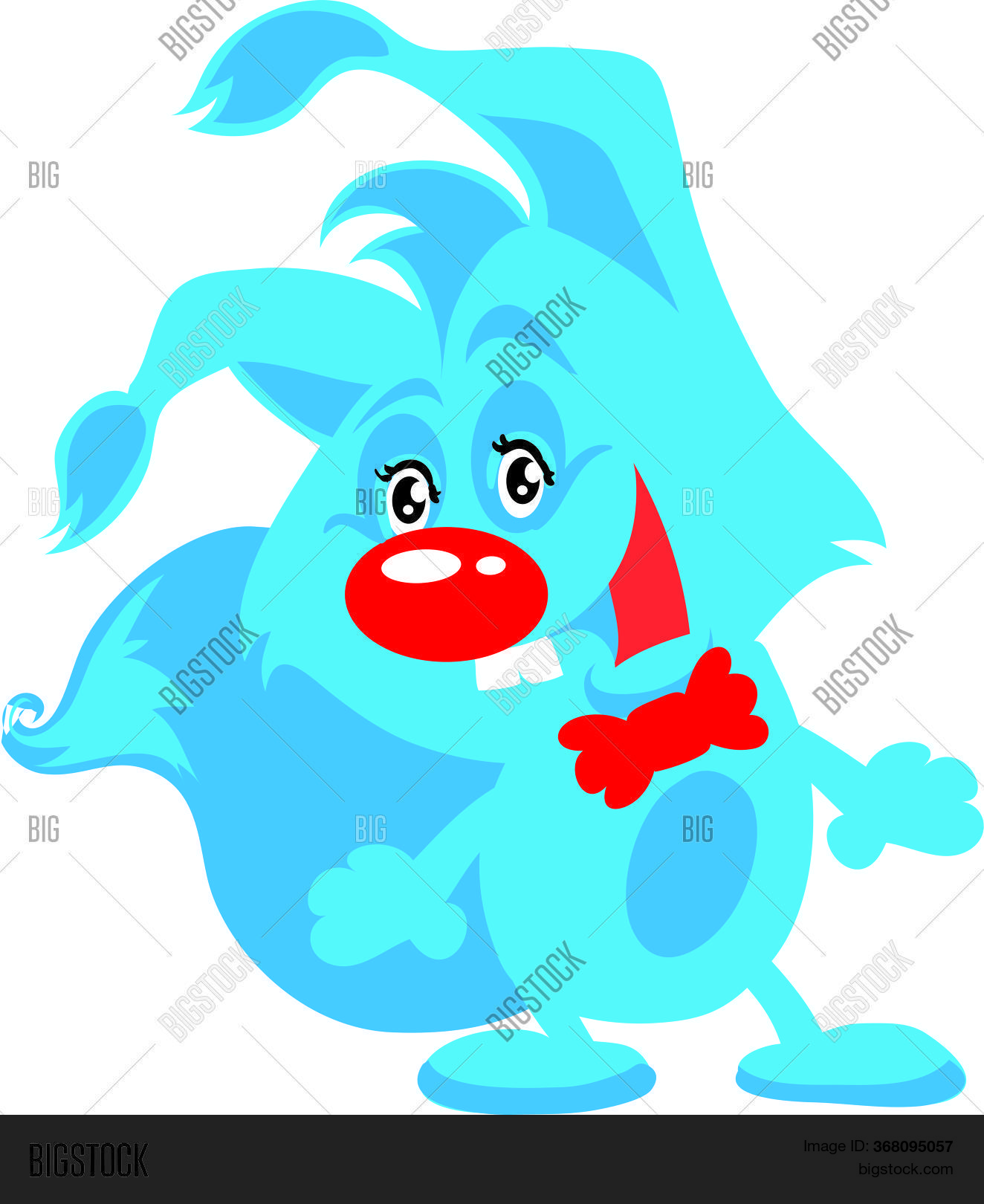 Cute Blue Squirrel Vector & Photo (Free Trial) | Bigstock