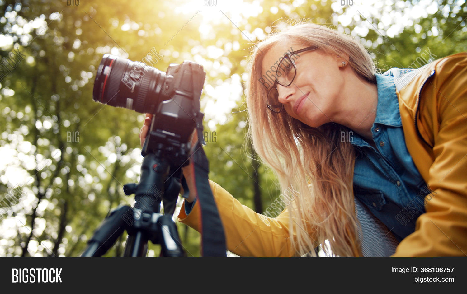 Low Angle Blond Woman Image & Photo (Free Trial) | Bigstock