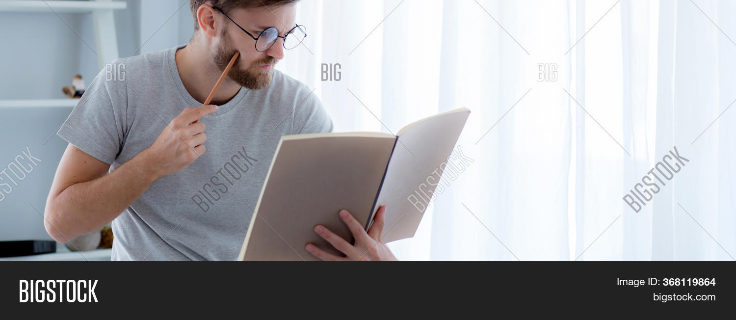 Young Man Reading Book Image & Photo (Free Trial) | Bigstock