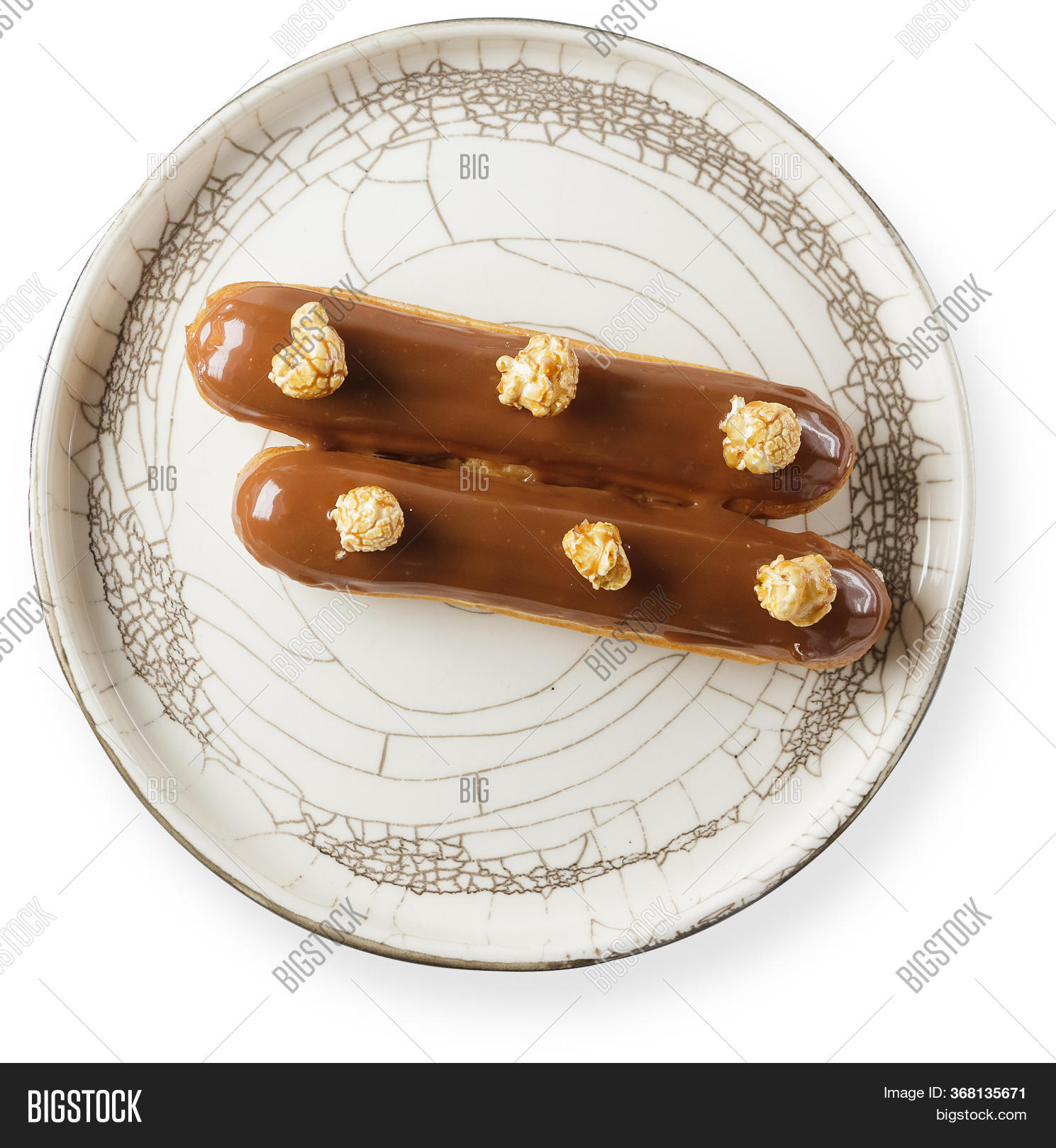 Eclair On Plate Image & Photo (Free Trial) | Bigstock