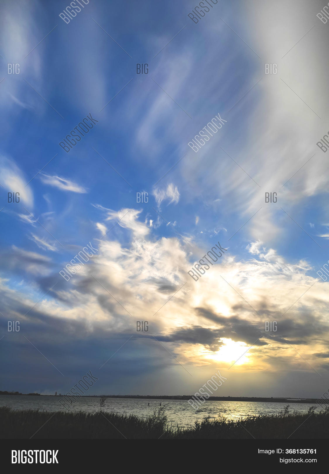 Sunset Cloudy Sky Image & Photo (Free Trial) | Bigstock