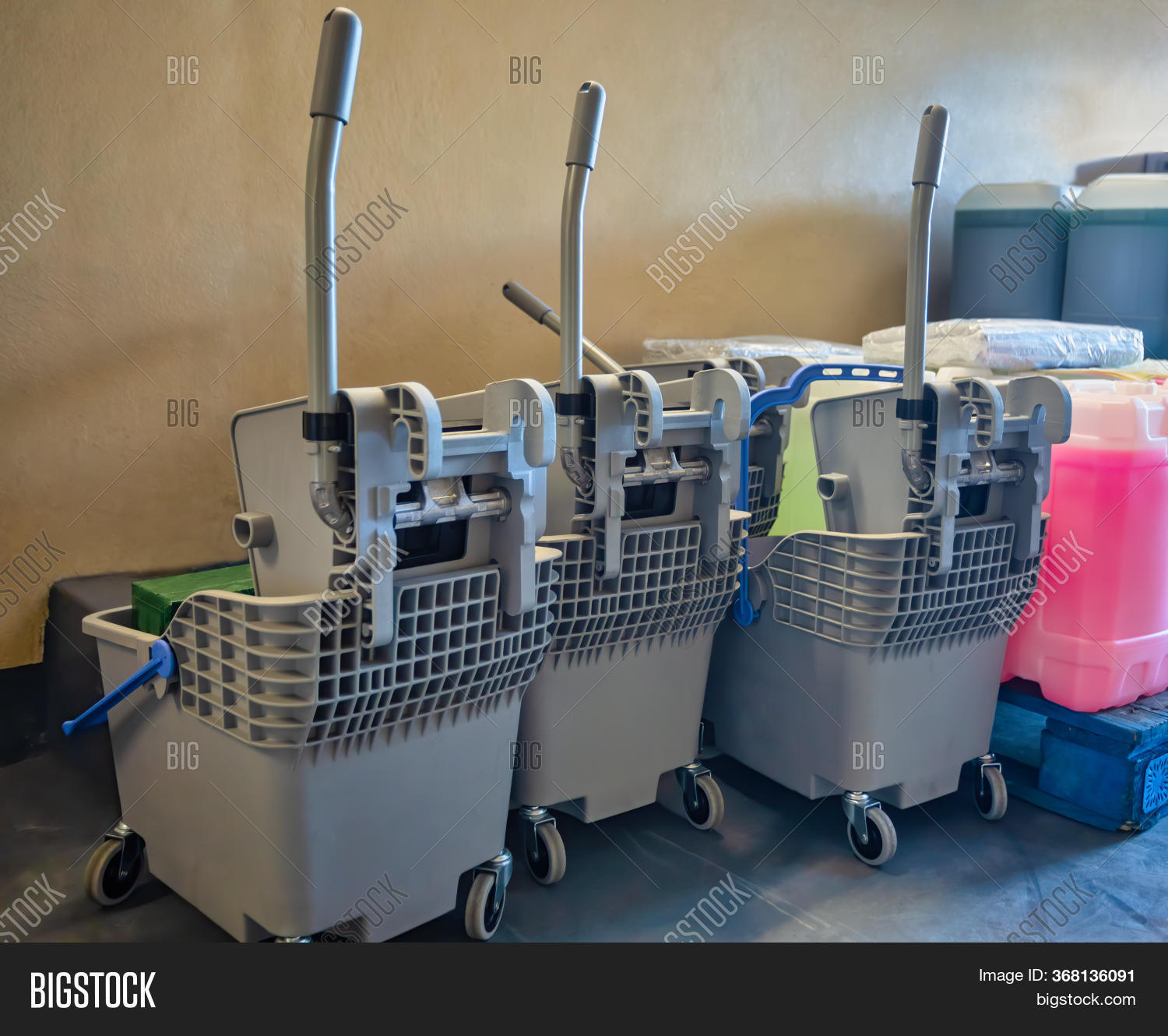 Industrial Buckets On Image & Photo (Free Trial) | Bigstock